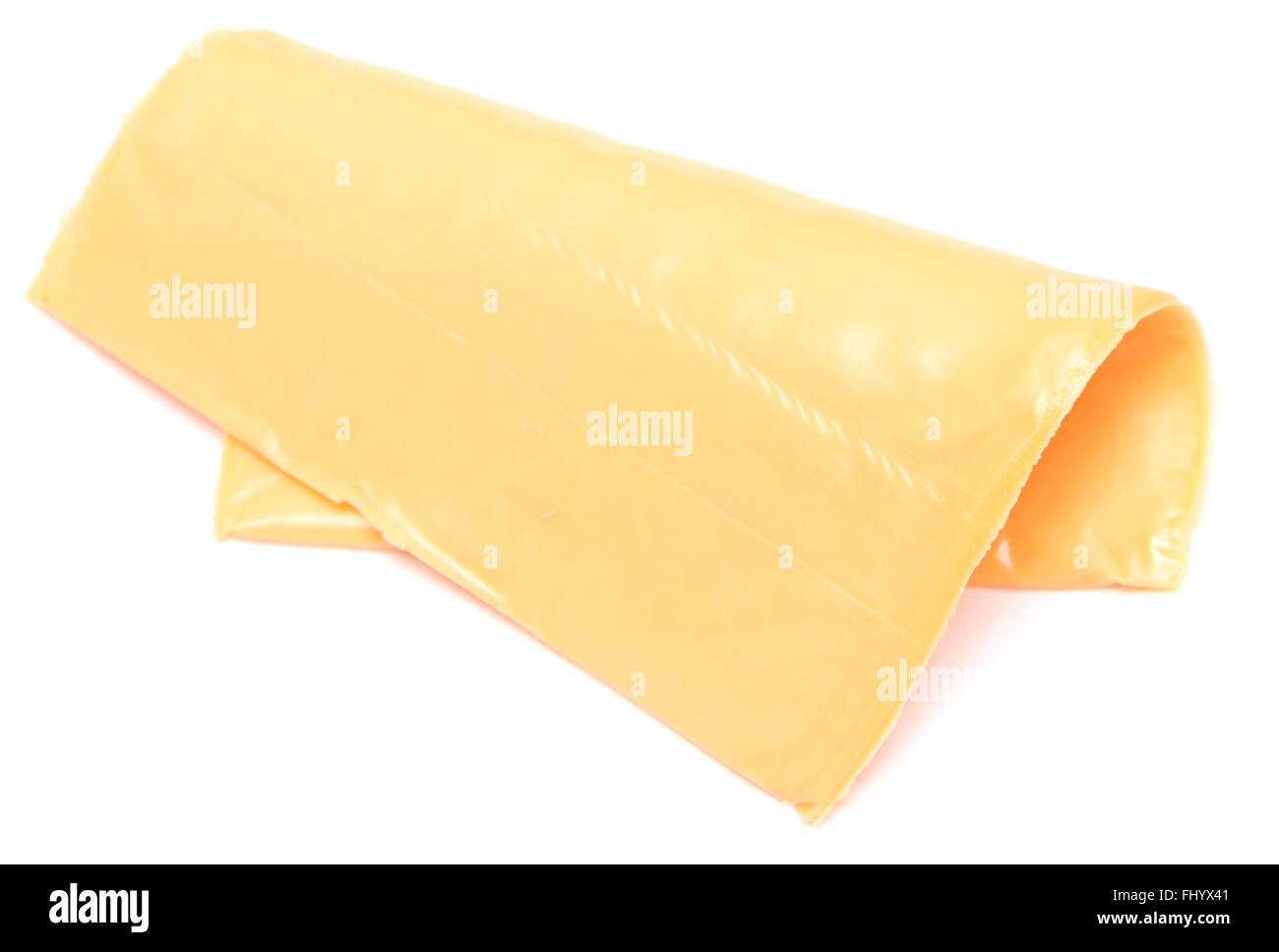 cheese slice isolated on white background Stock Photo - Alamy