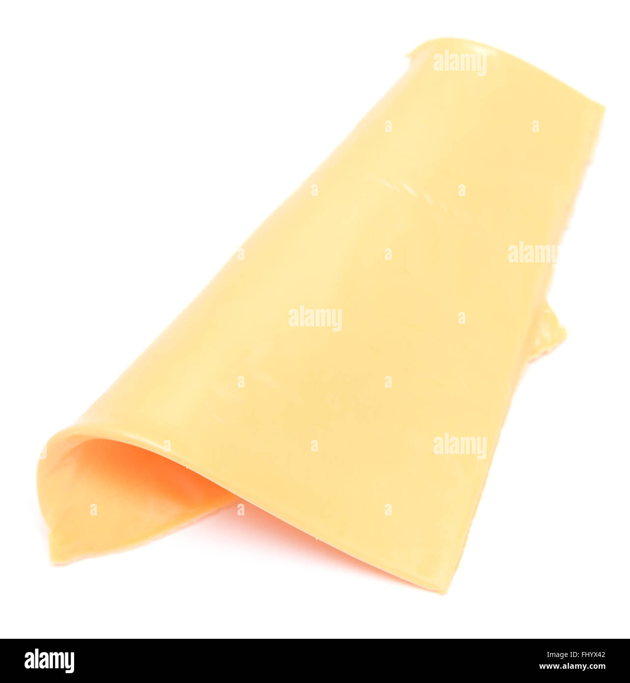 cheese slice isolated on white background Stock Photo - Alamy