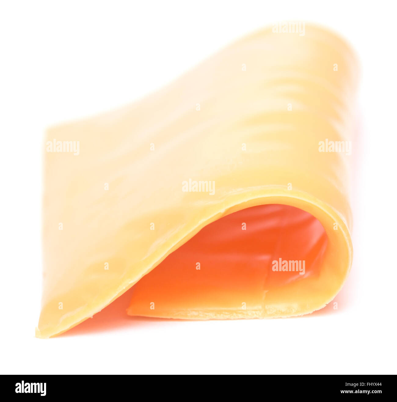 slice of cheese isolated on white background Stock Photo - Alamy