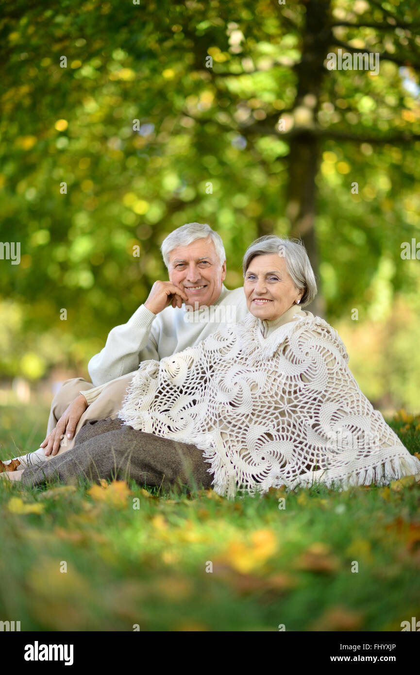 couple in summer park Stock Photo - Alamy