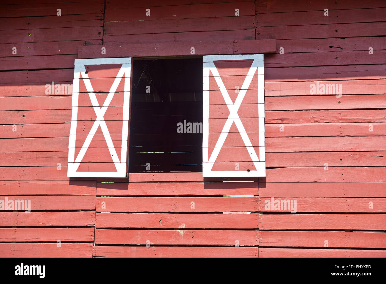 image of scandinavian barn window Stock Photo - Alamy