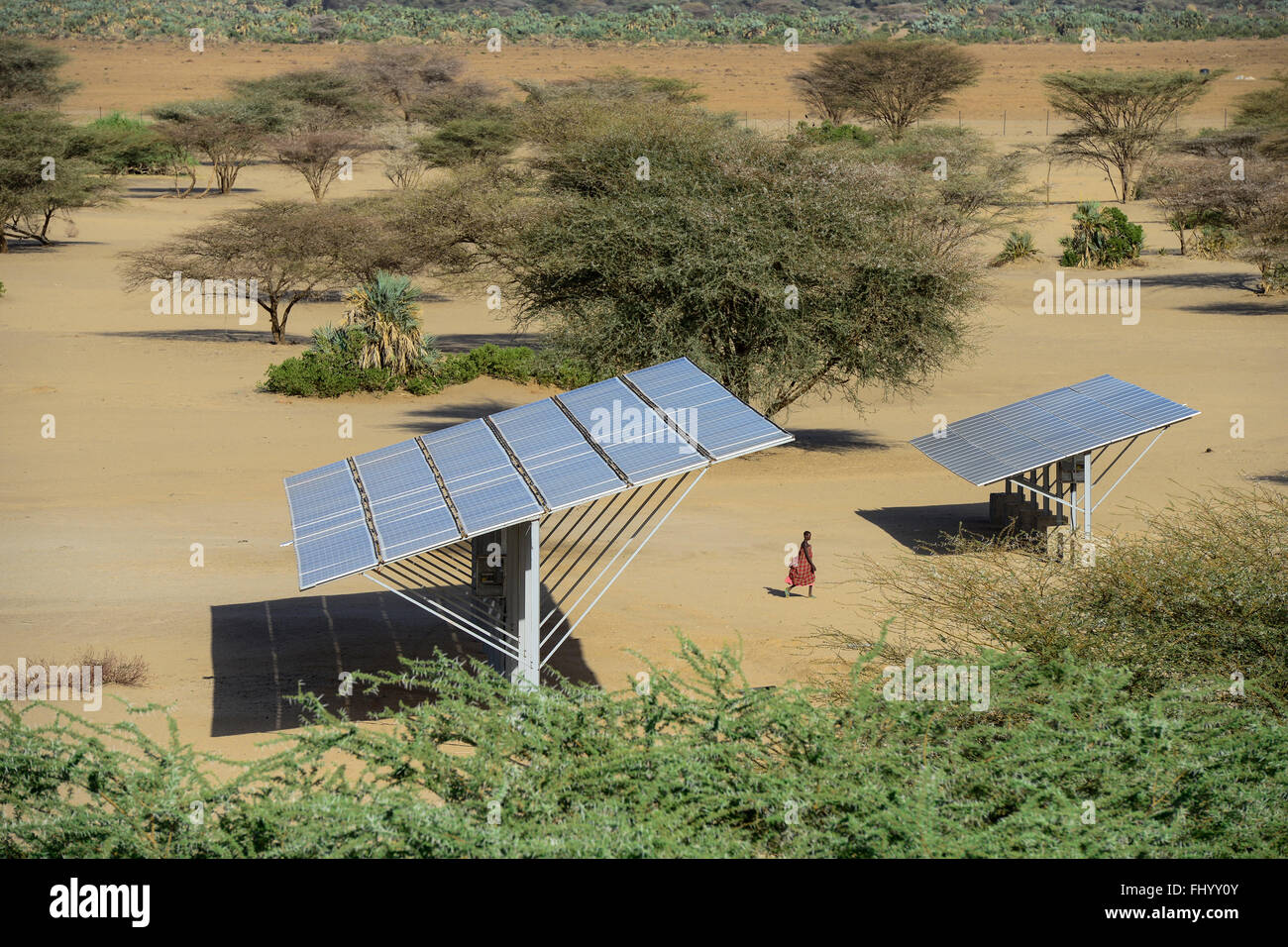KENYA, Lodwar, energy transition, NAPUU drip irrigation scheme by the county government, the ...