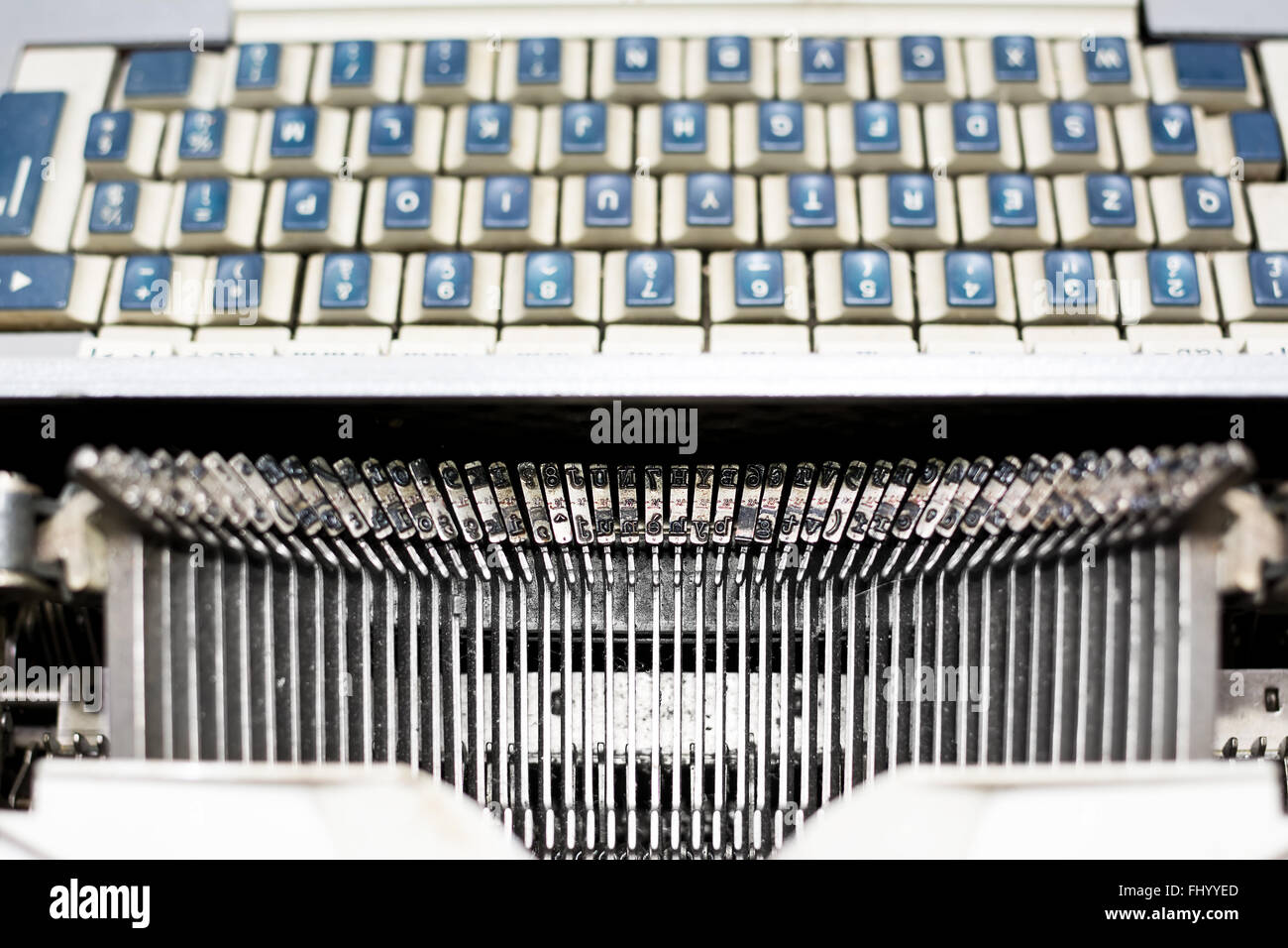 Old typewriter keys hi-res stock photography and images - Alamy