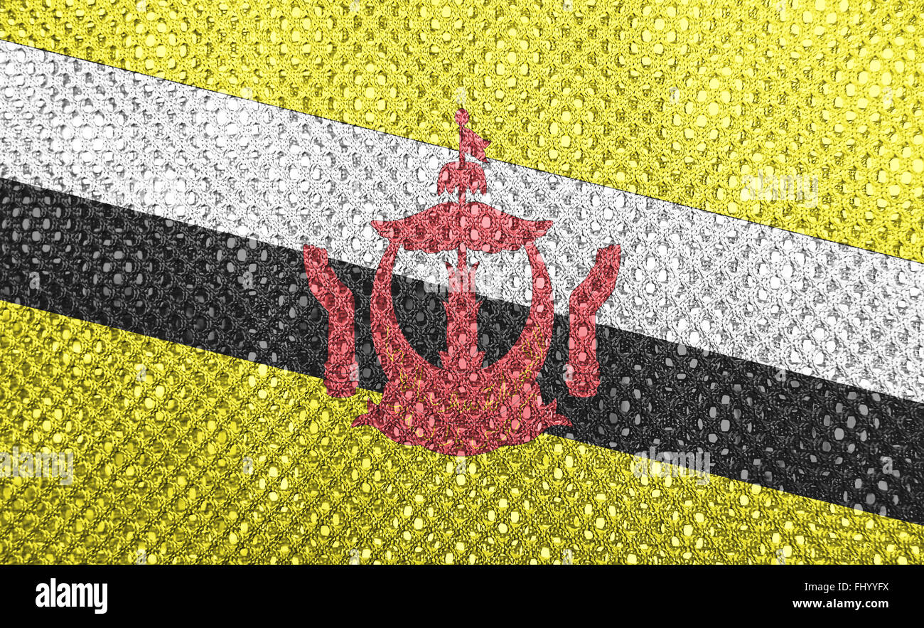 Flag of Brunei Stock Photo - Alamy