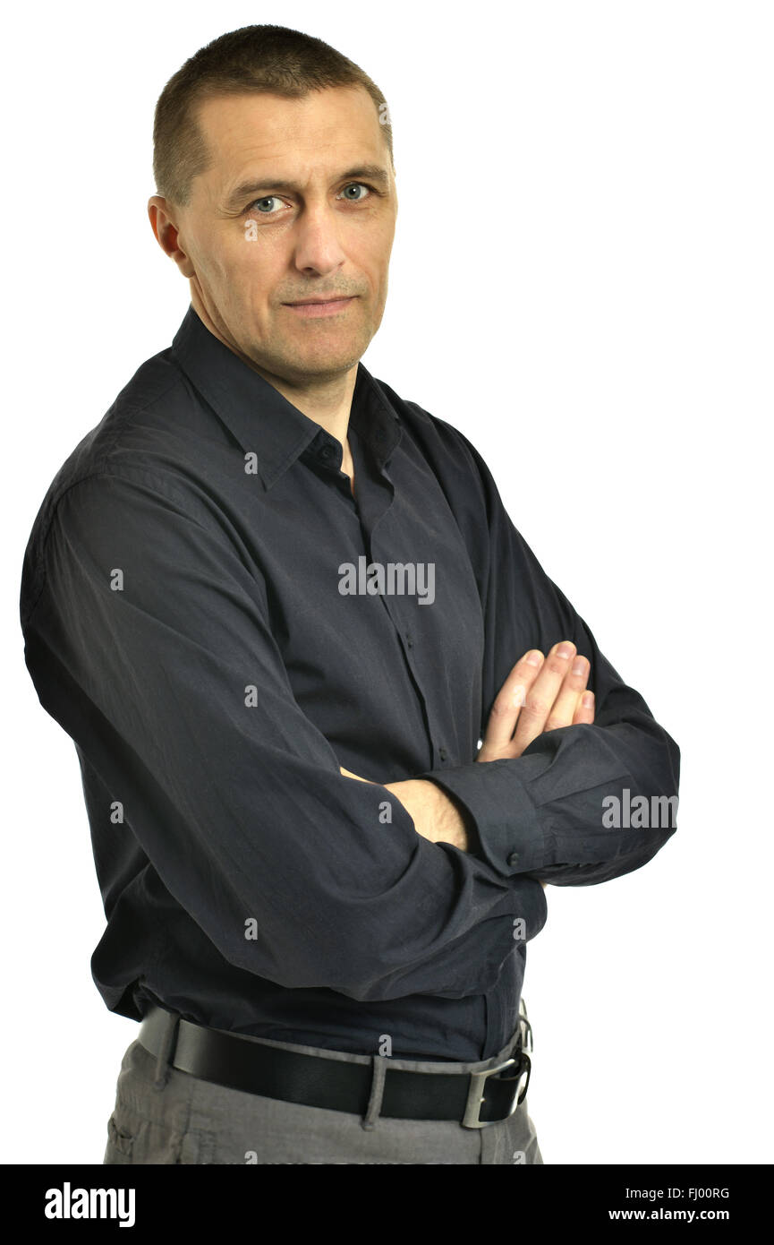 Portrait of Confident man Stock Photo - Alamy