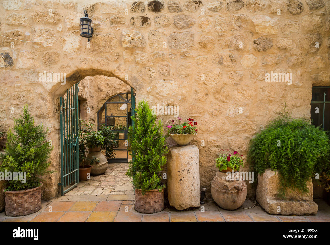 The Haret Jdoudna Restaurant in Madaba, Hashemite Kingdom of Jordan ...