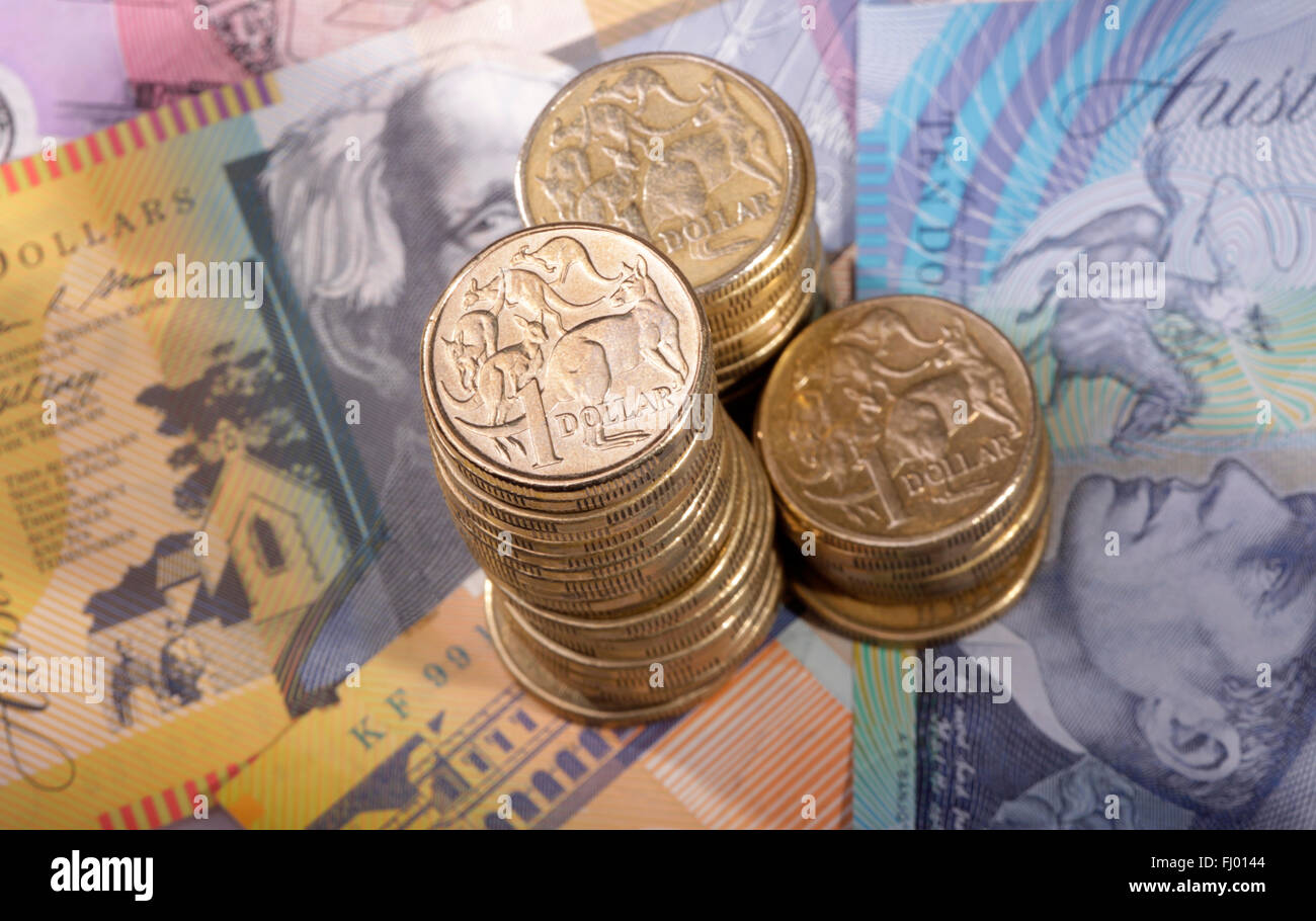 Australian currency and notes and stack hi-res stock photography and ...