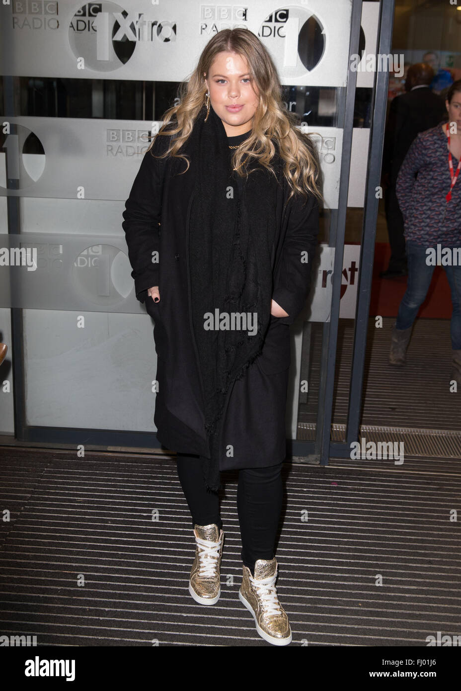 Grace pictured arriving at the Radio 1 studio to perform on the Live ...