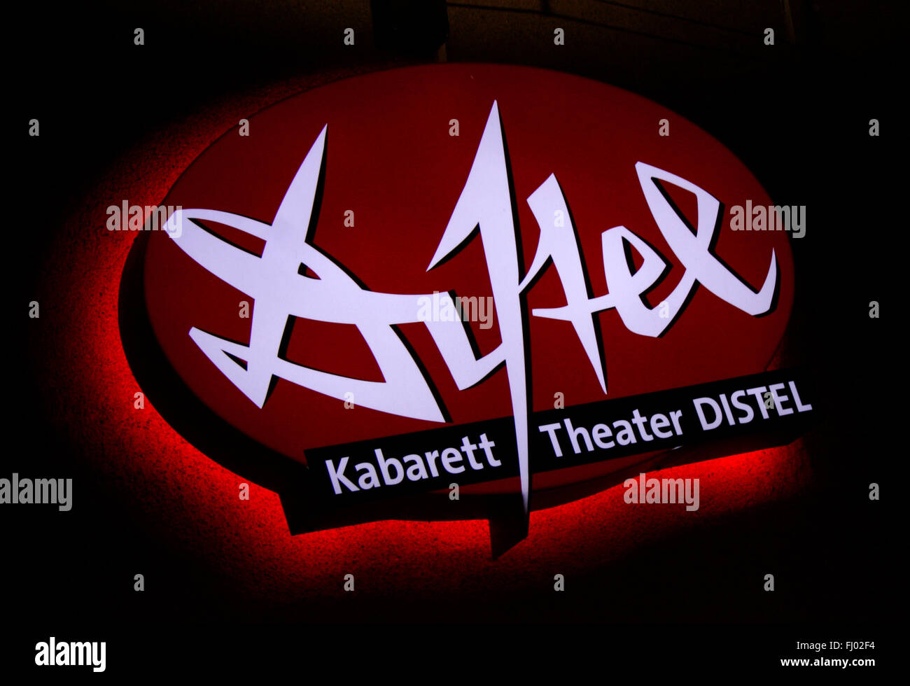"Distel Kabarett Theater", Berlin Stock Photo - Alamy