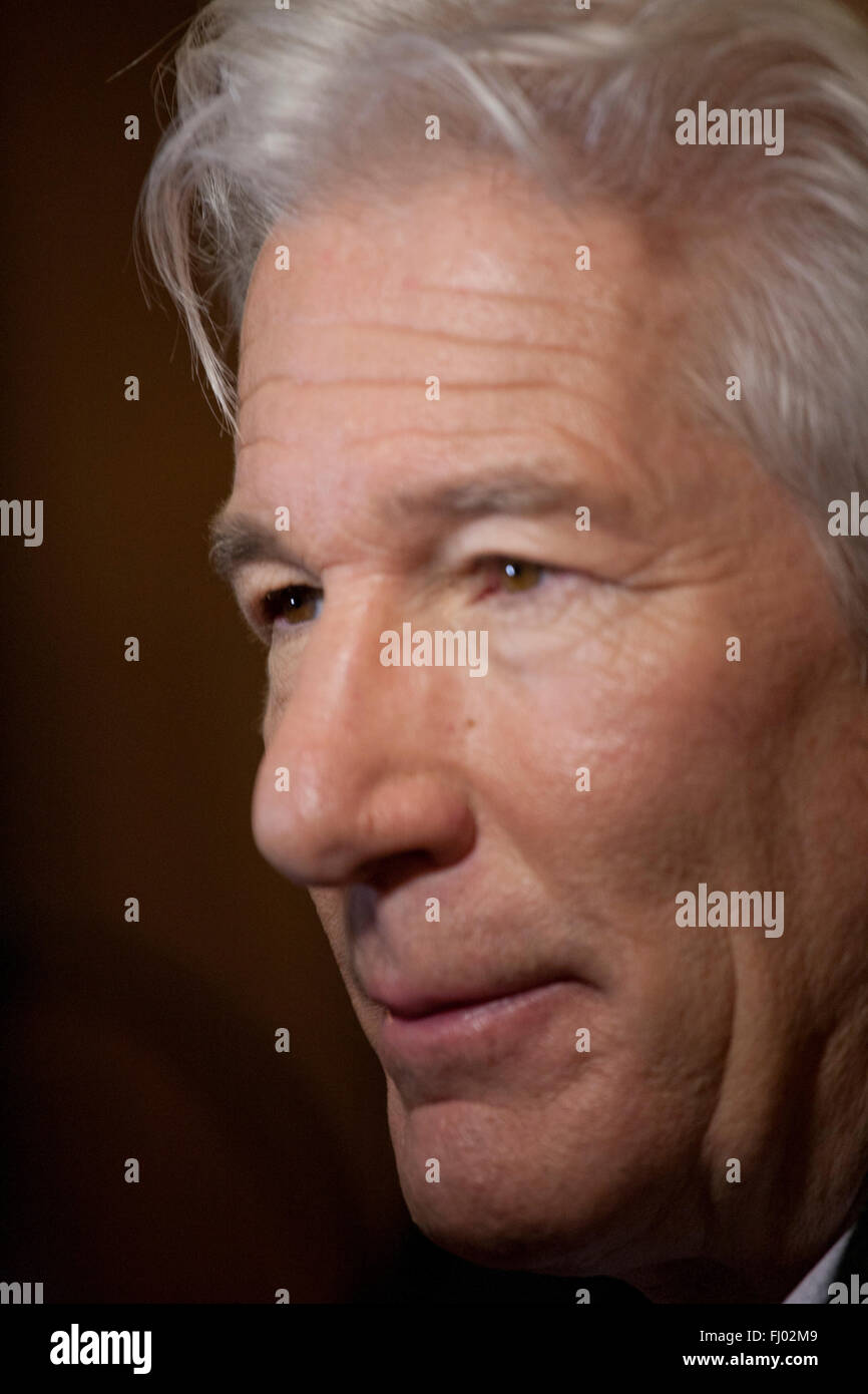 Dublin, Ireland, 26th Feb, 2016. Actor Richard Gere at the Gala ...