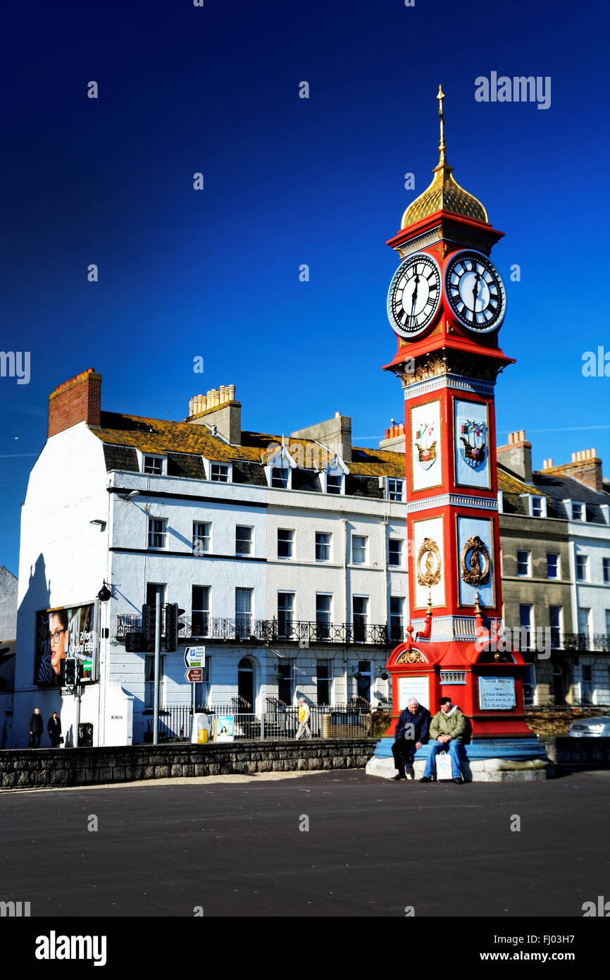 Weymouth victorian clock hi-res stock photography and images - Alamy