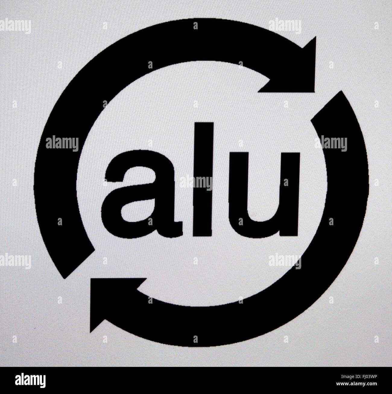 Alu logo hi-res stock photography and images - Alamy