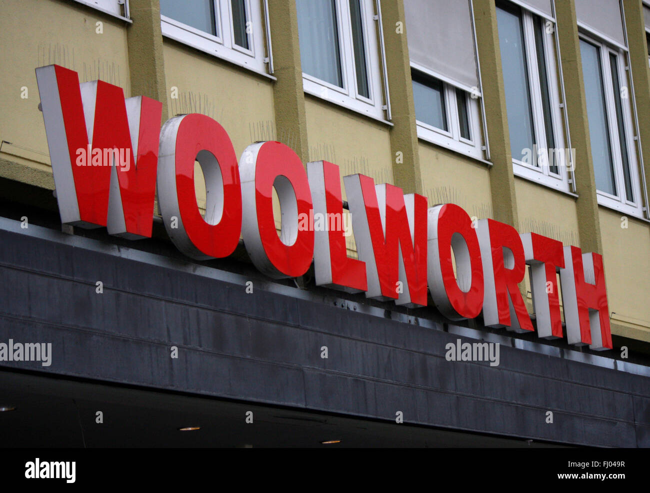 Woolworth sign hi-res stock photography and images - Alamy