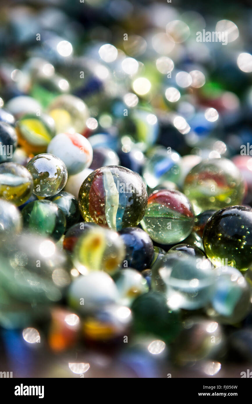 A Lot of colorful marbles Stock Photo - Alamy