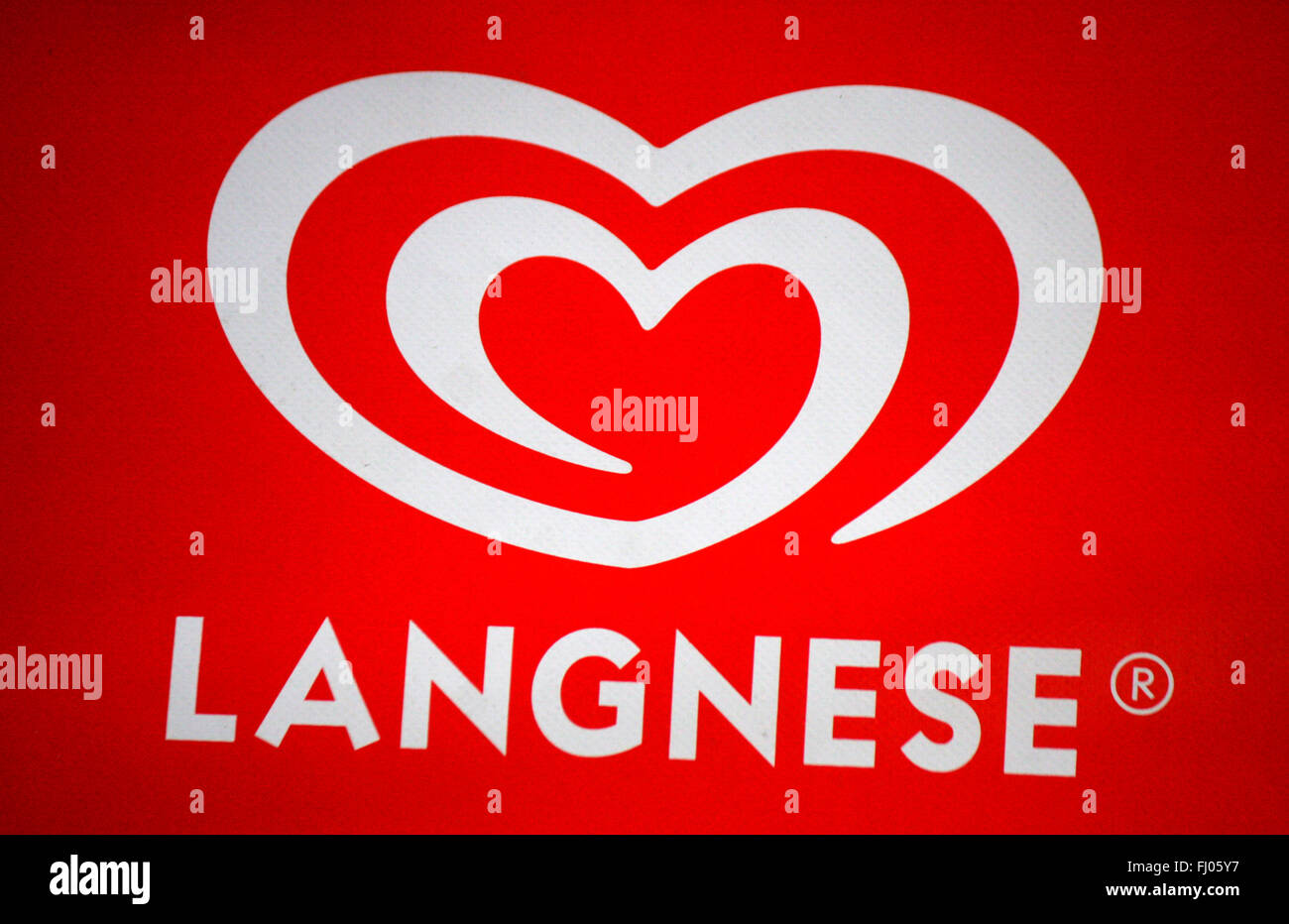 Langnese logo hi-res stock photography and images - Alamy