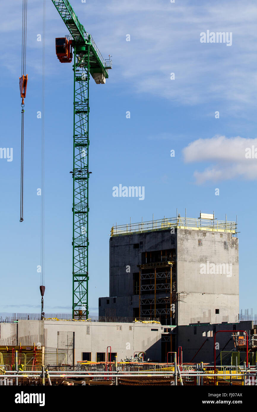 Dundee, Tayside, Scotland, UK, February 27th 2016: Dundee Waterfront ...