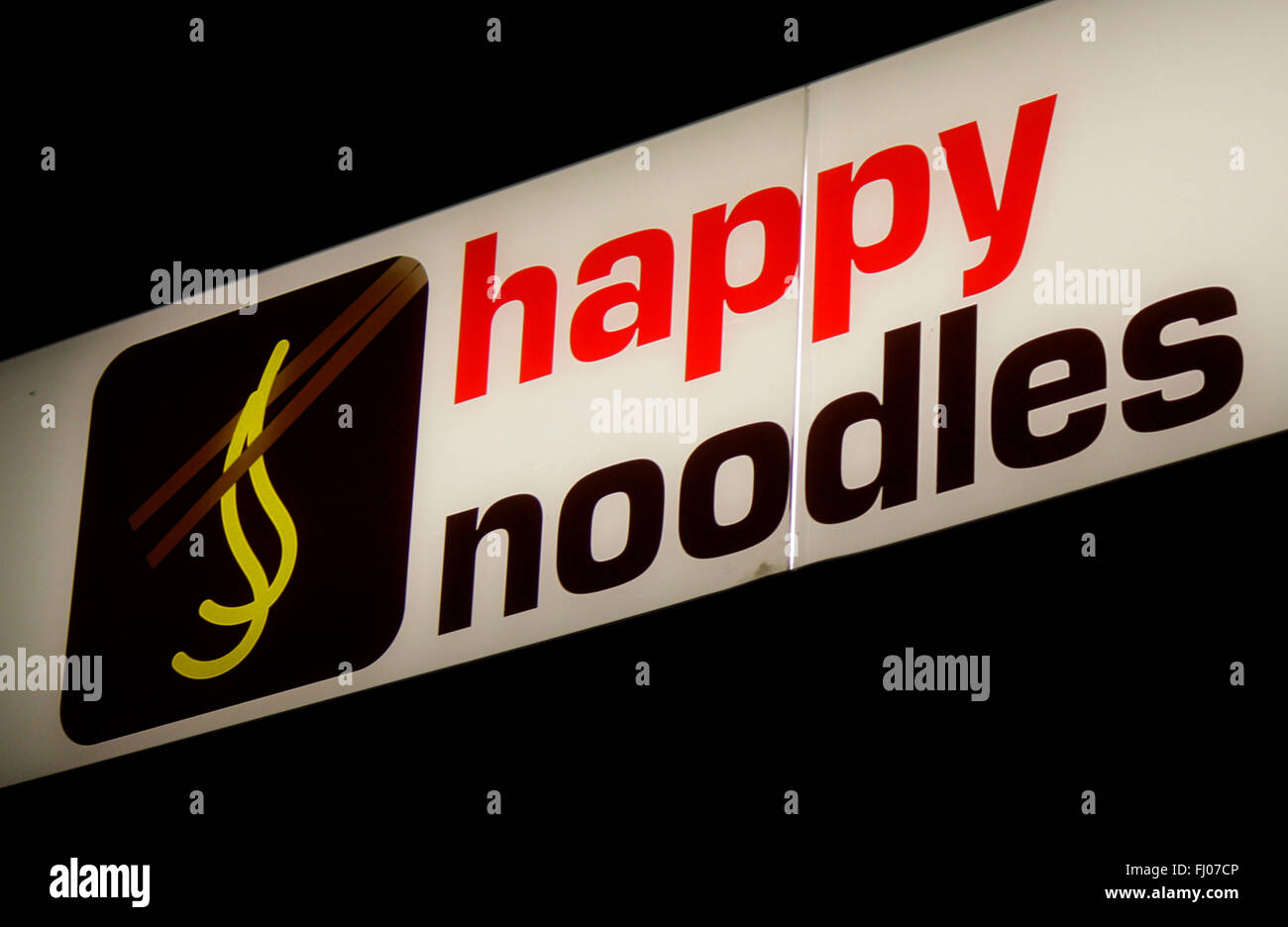 Markenname: "Happy Noodles", Berlin Stock Photo - Alamy