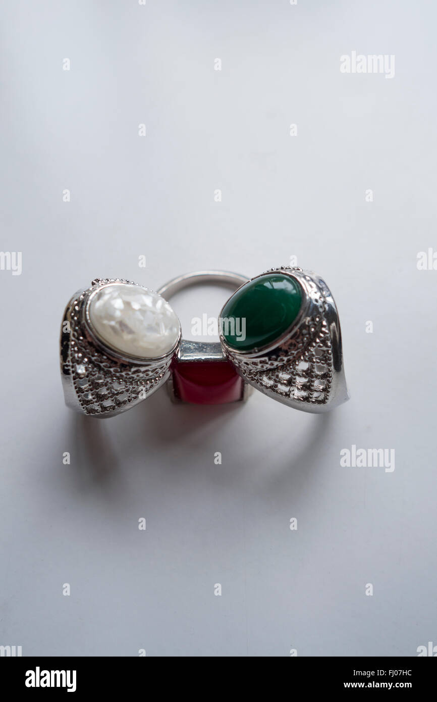 Three old rings Stock Photo - Alamy