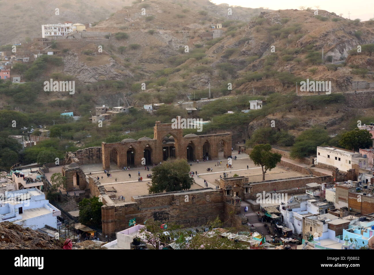 13February 2016. Top view of Ajmer, Rajasthan, India. Photo by Palash ...