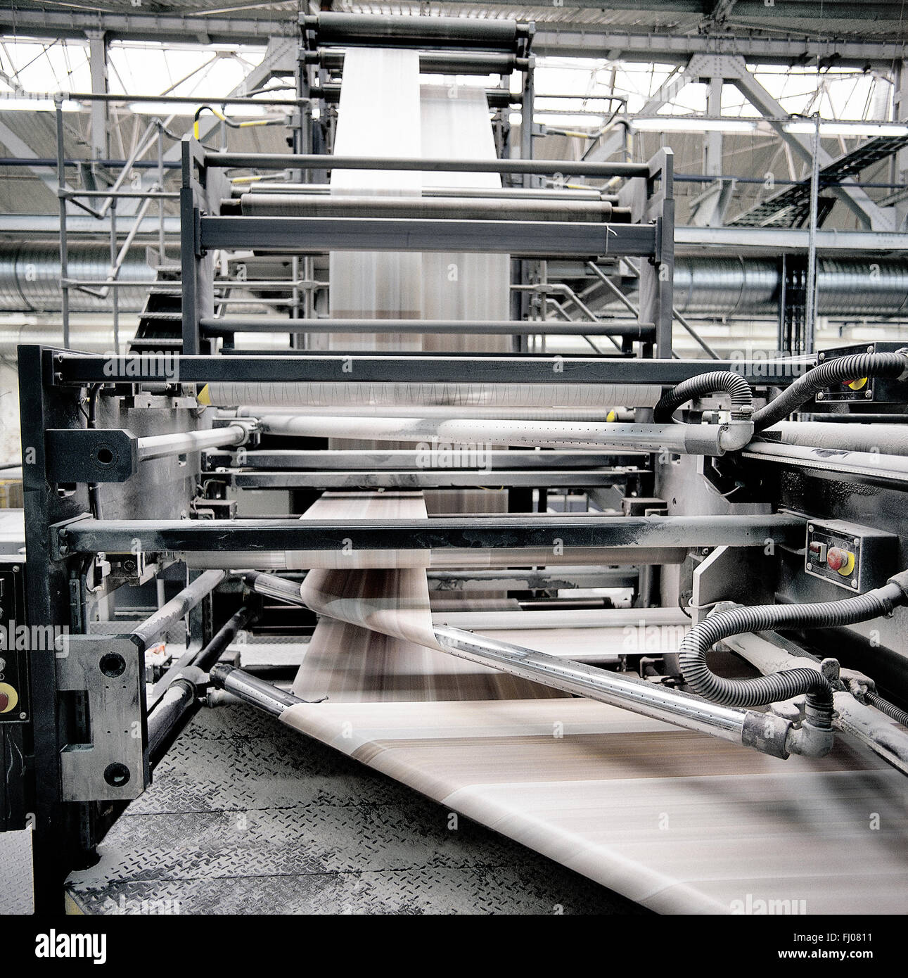 speed of Offset print press at work Stock Photo - Alamy