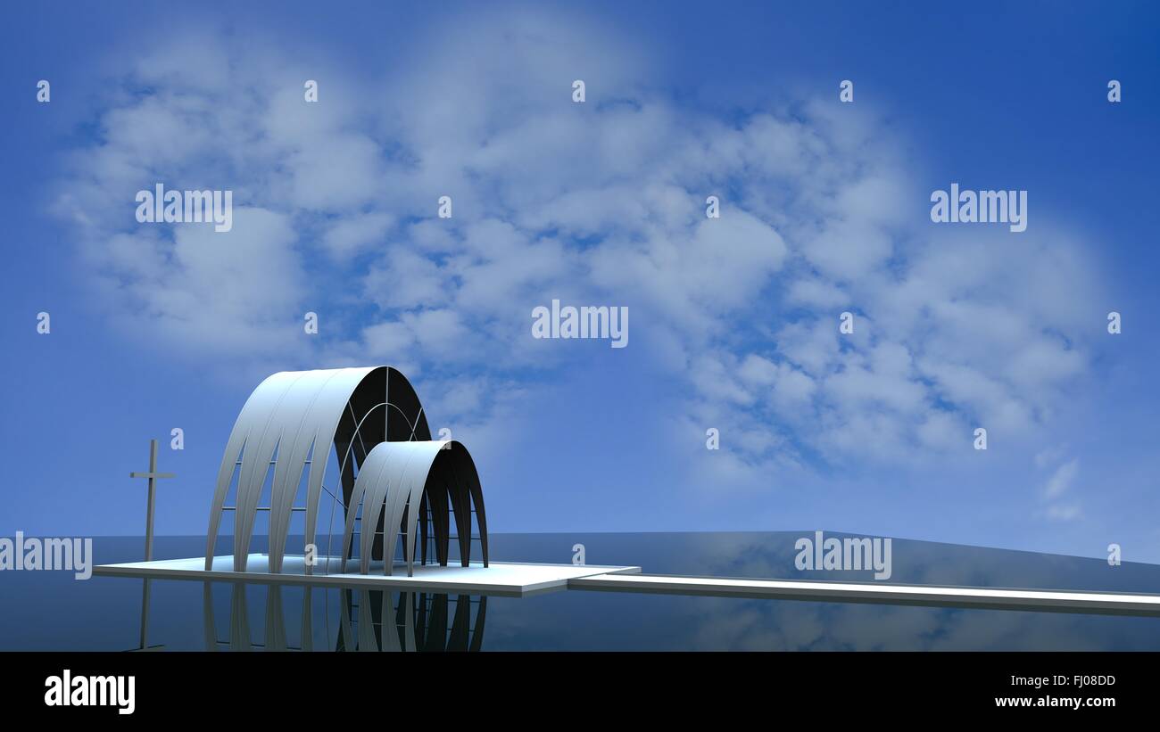 The Image of most beautiful church with nice background Stock Photo - Alamy