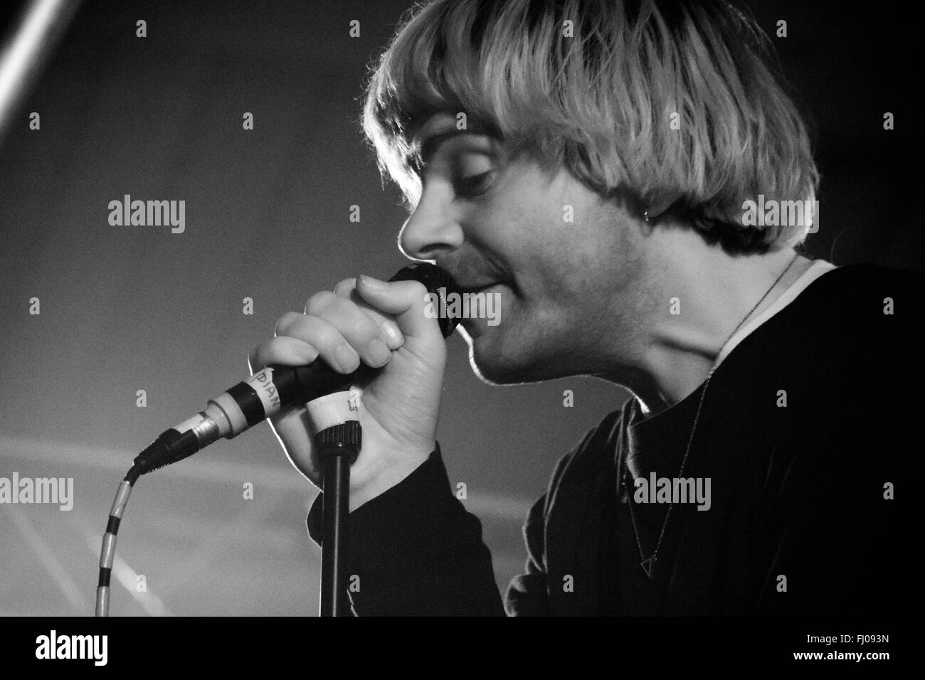Tim burgess Black and White Stock Photos & Images - Alamy