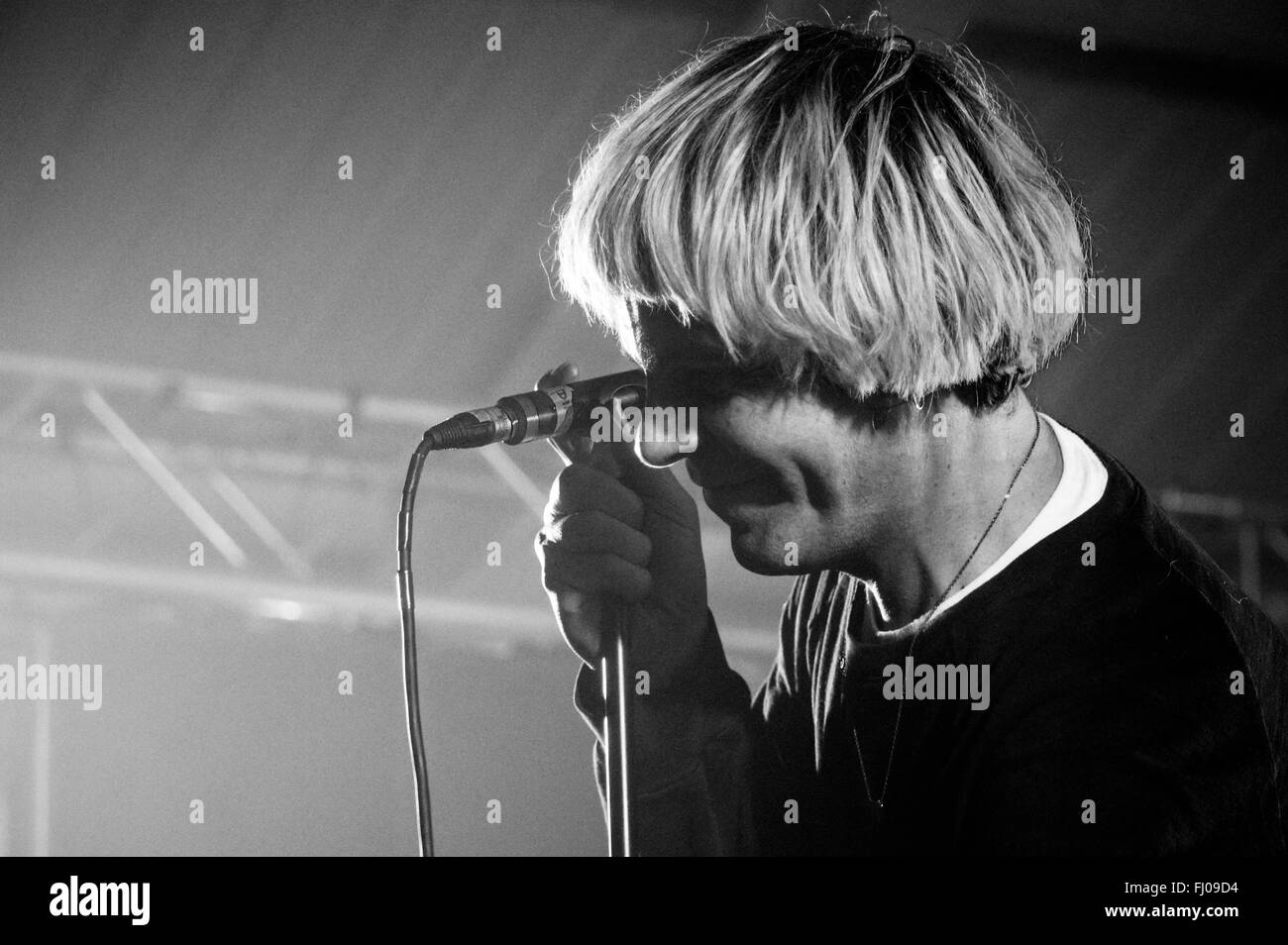 Tim Burgess of The Charlatans performing at Engine Rooms, Southampton ...