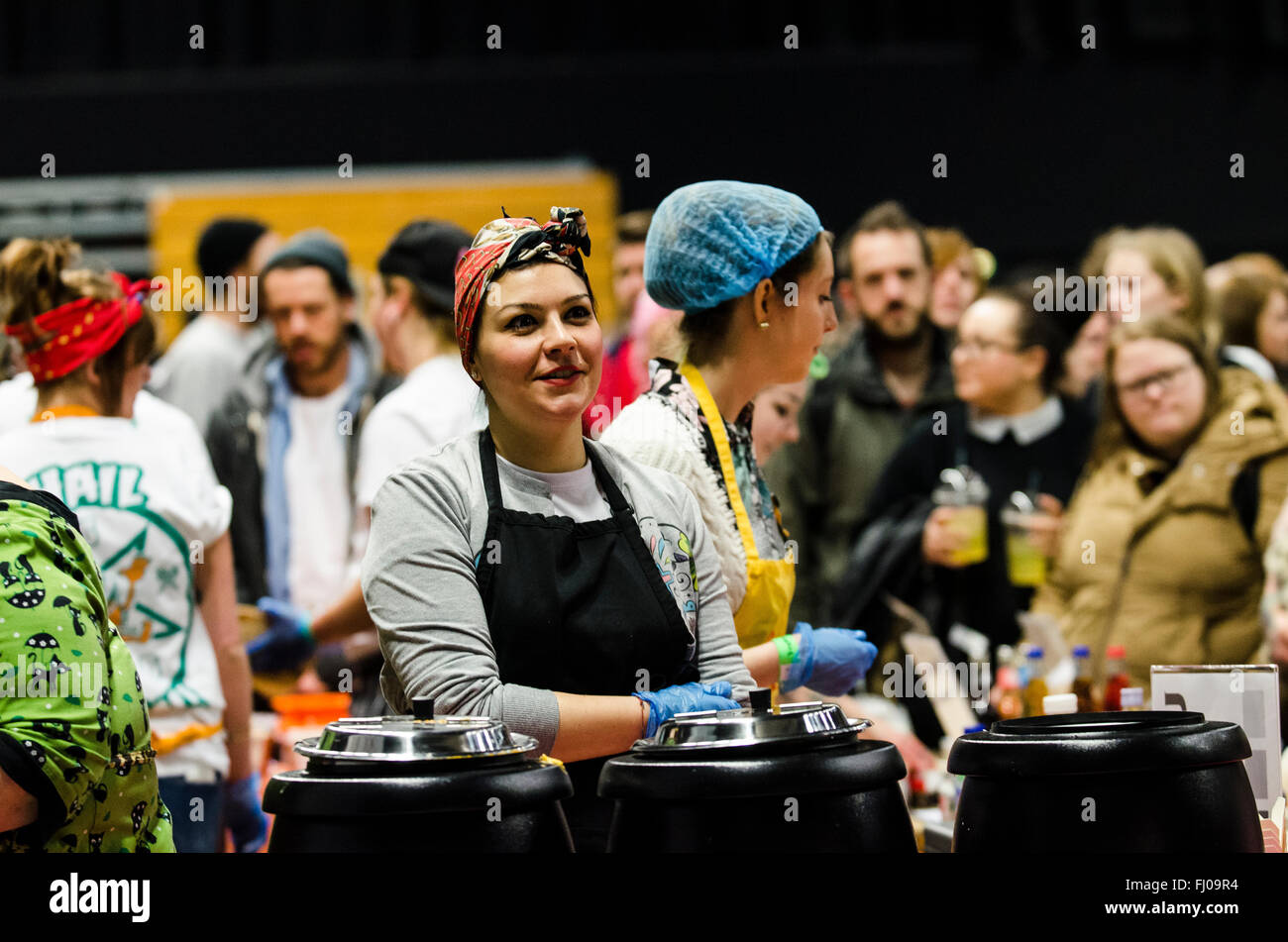Brighton vegan market hi-res stock photography and images - Alamy