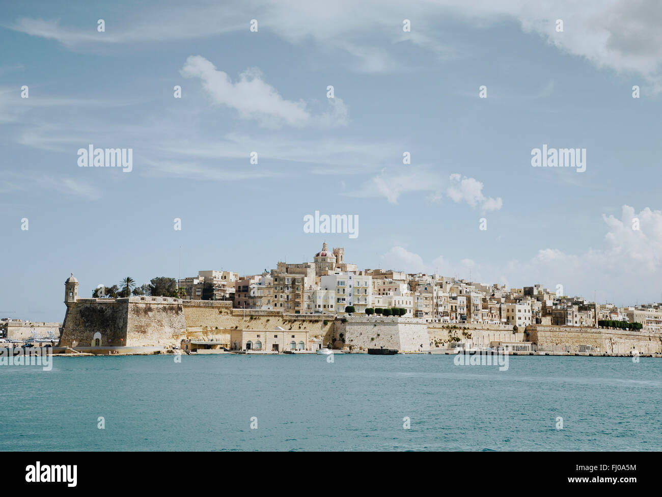 Panoramic view of Valletta, Malta Stock Photo - Alamy