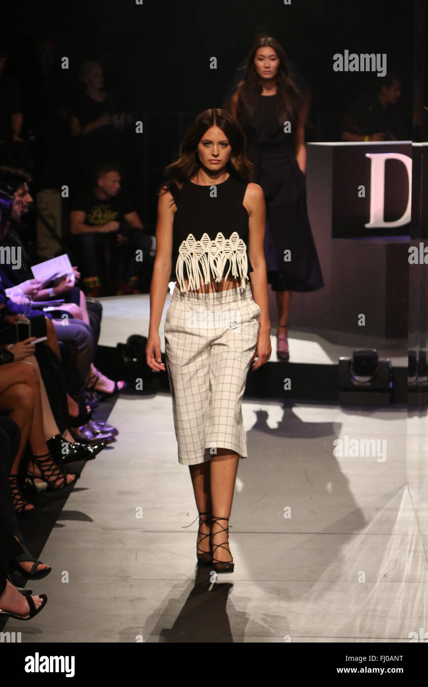 Sydney, 3 Feb 2016. Model Jesinta Campbell swears designs by Tibi ...