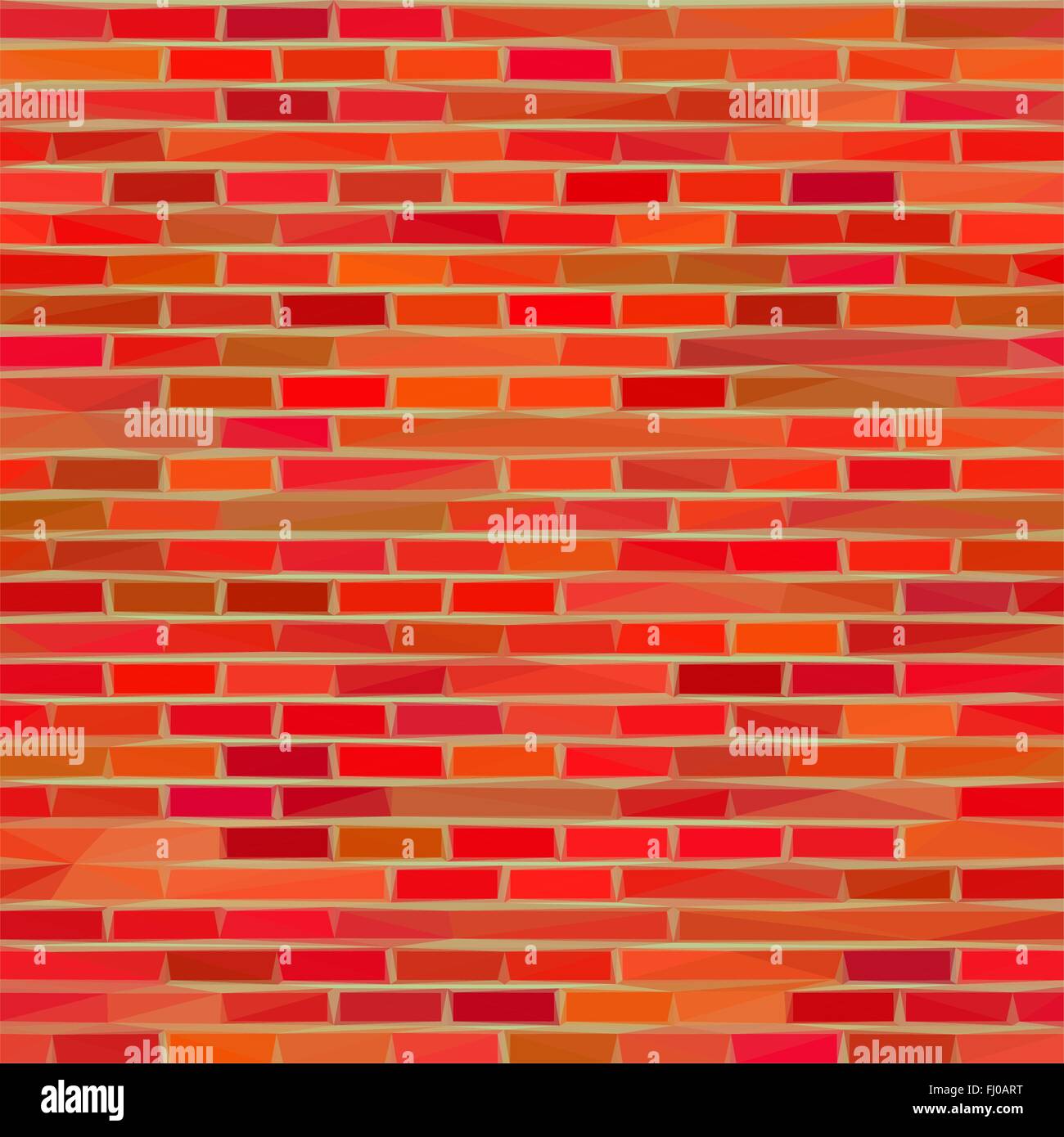 Brick Wall, Low Poly Stock Vector Image & Art - Alamy