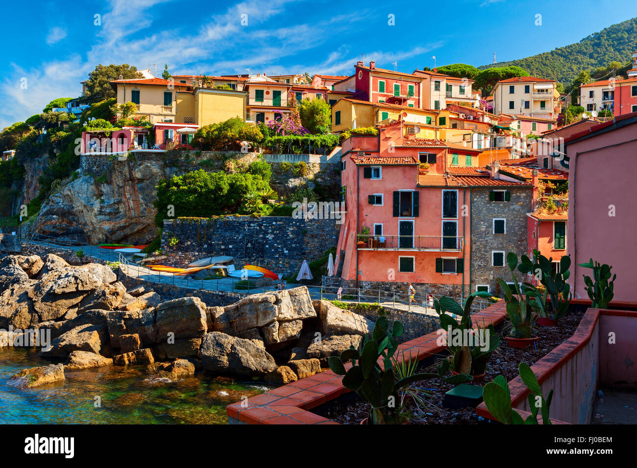 Tellaro beach hi-res stock photography and images - Alamy