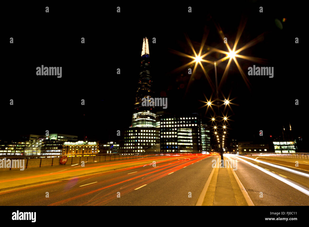 London Shard at night Stock Photo - Alamy