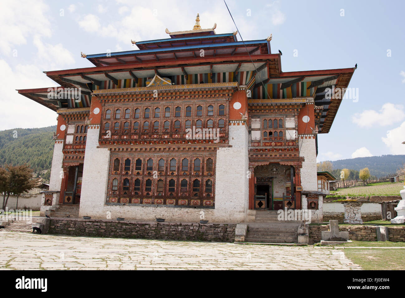 Ura Lhakhang, in central Bhutan Stock Photo - Alamy