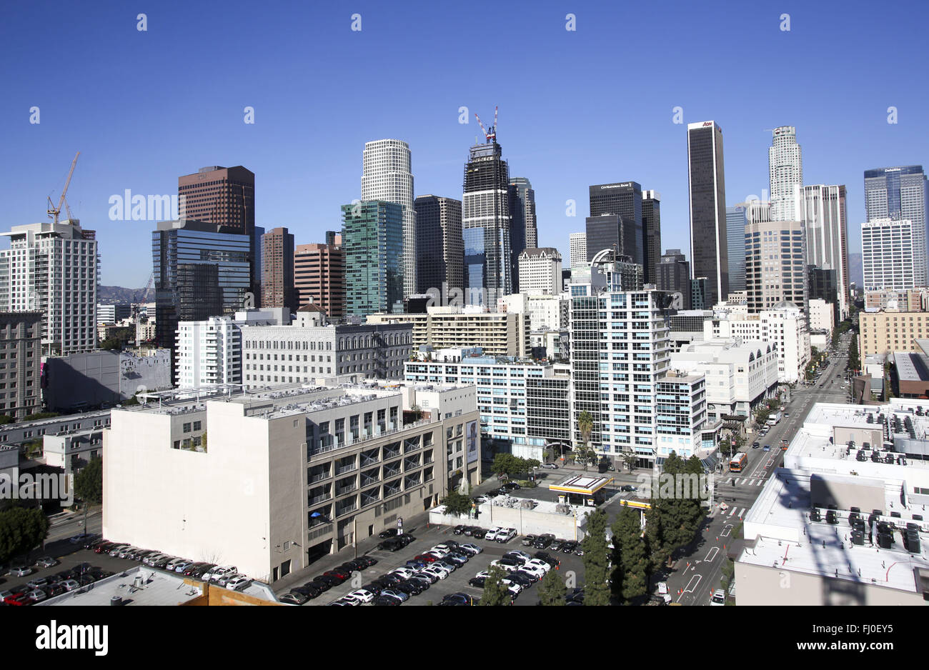 Los Angeles, California, USA. 26th Jan, 2016. Downtown Los Angeles ...