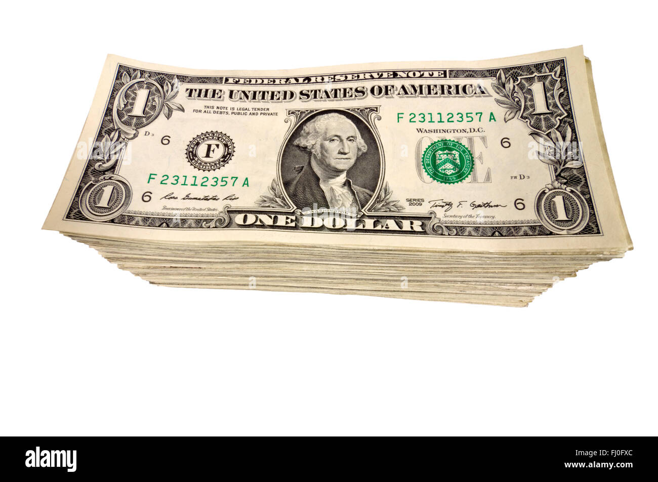 Big Stack of Dollar Bills Stock Photo - Alamy