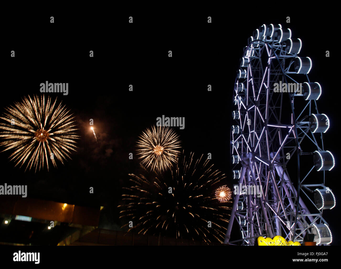 Pasay City, Philippines. 27th Feb, 2016. The fireworks display of USA ...