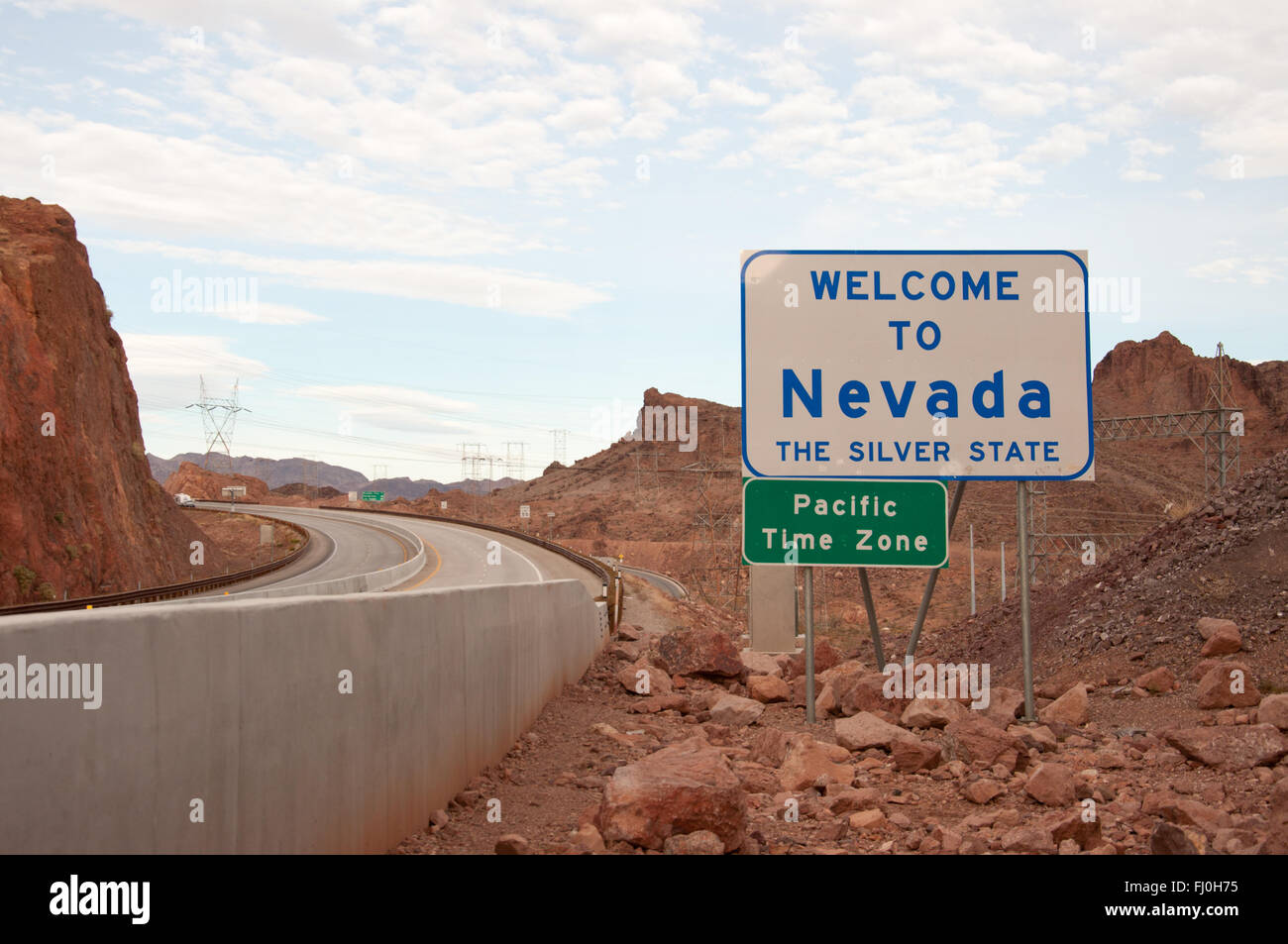 Welcome to nevada sign hi-res stock photography and images - Alamy