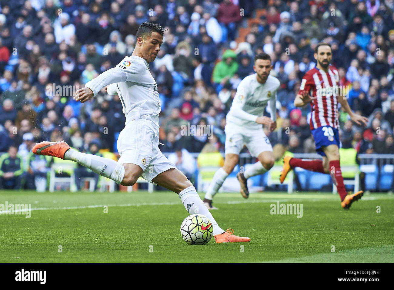 Madrid, Spain. 27th Feb, 2016. Cristiano Ronaldo (forward; Real Madrid ...