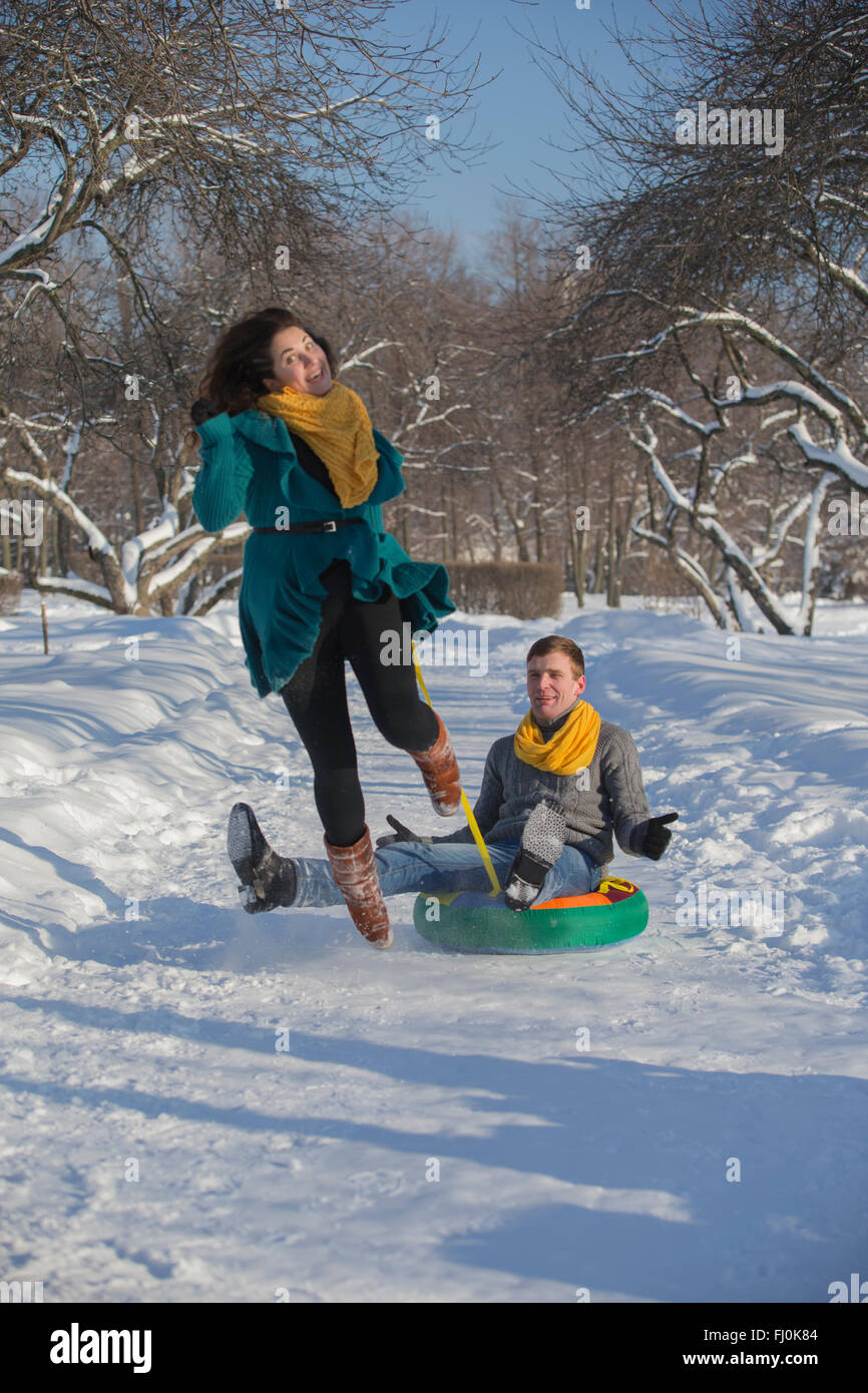 20s winter caucasian fun hi-res stock photography and images - Alamy