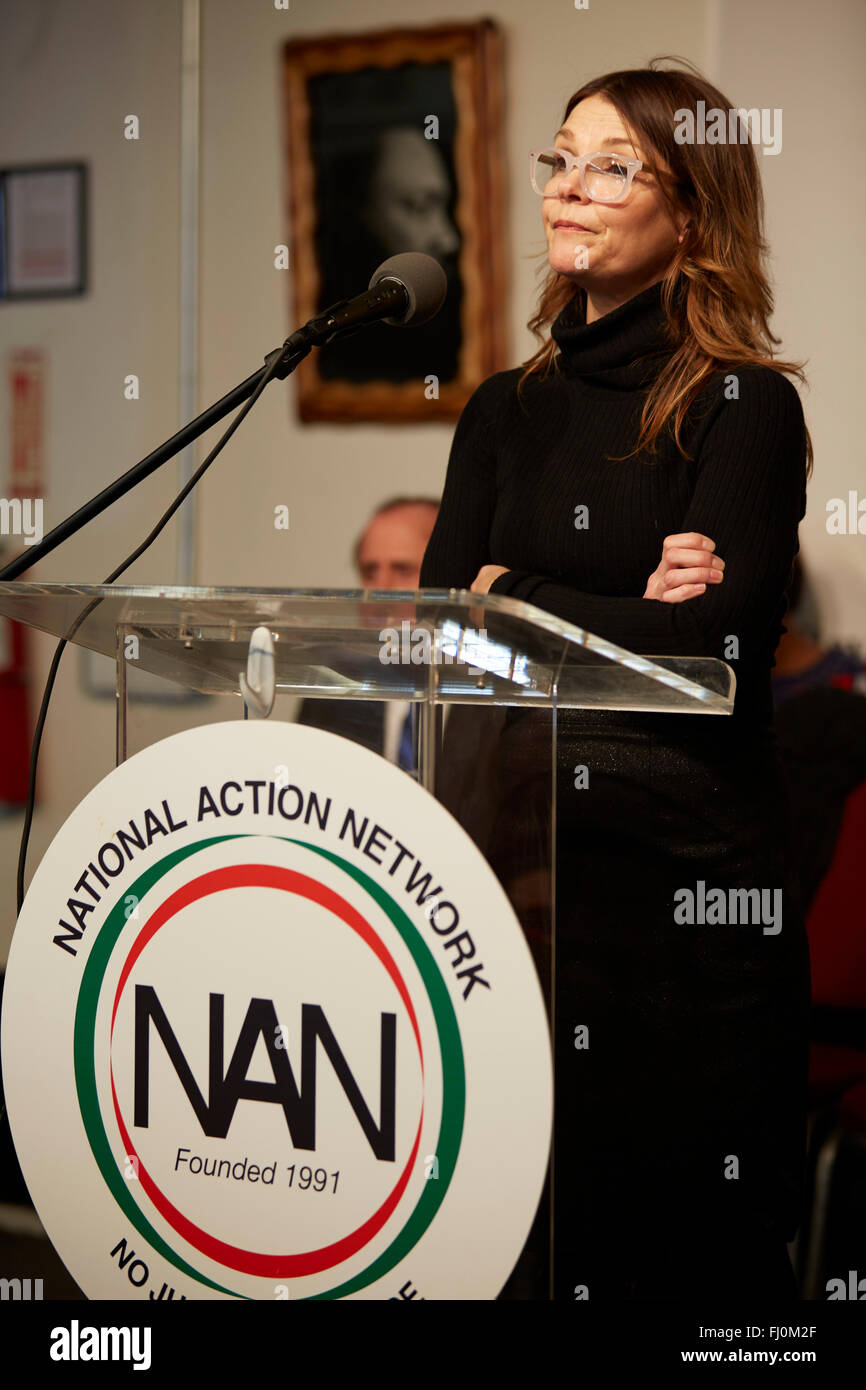 Kathryn Erbe actress law and order delivers remarks NAN MLK Jr. House ...