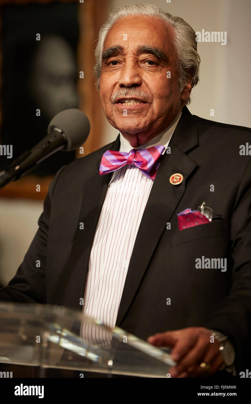 NY Congressman Charles Rangel speaks at the 2016 Martin Luther King Jr ...