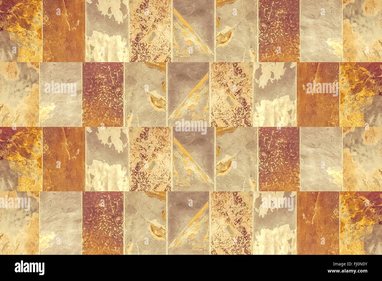 Rectangles geometric pattern marble texture motif background in mixed ...