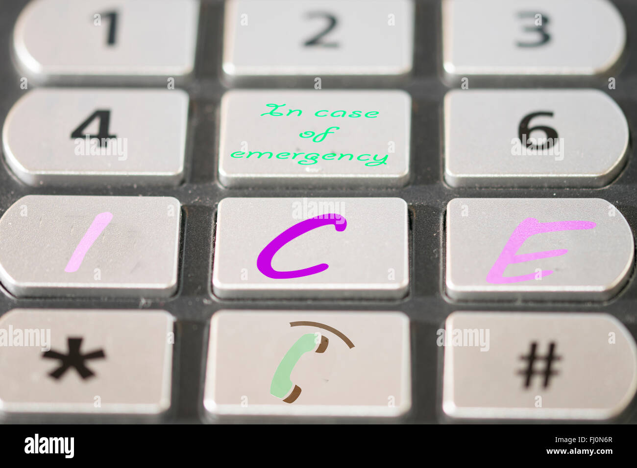 In Case of Emergency (ICE Stock Photo - Alamy