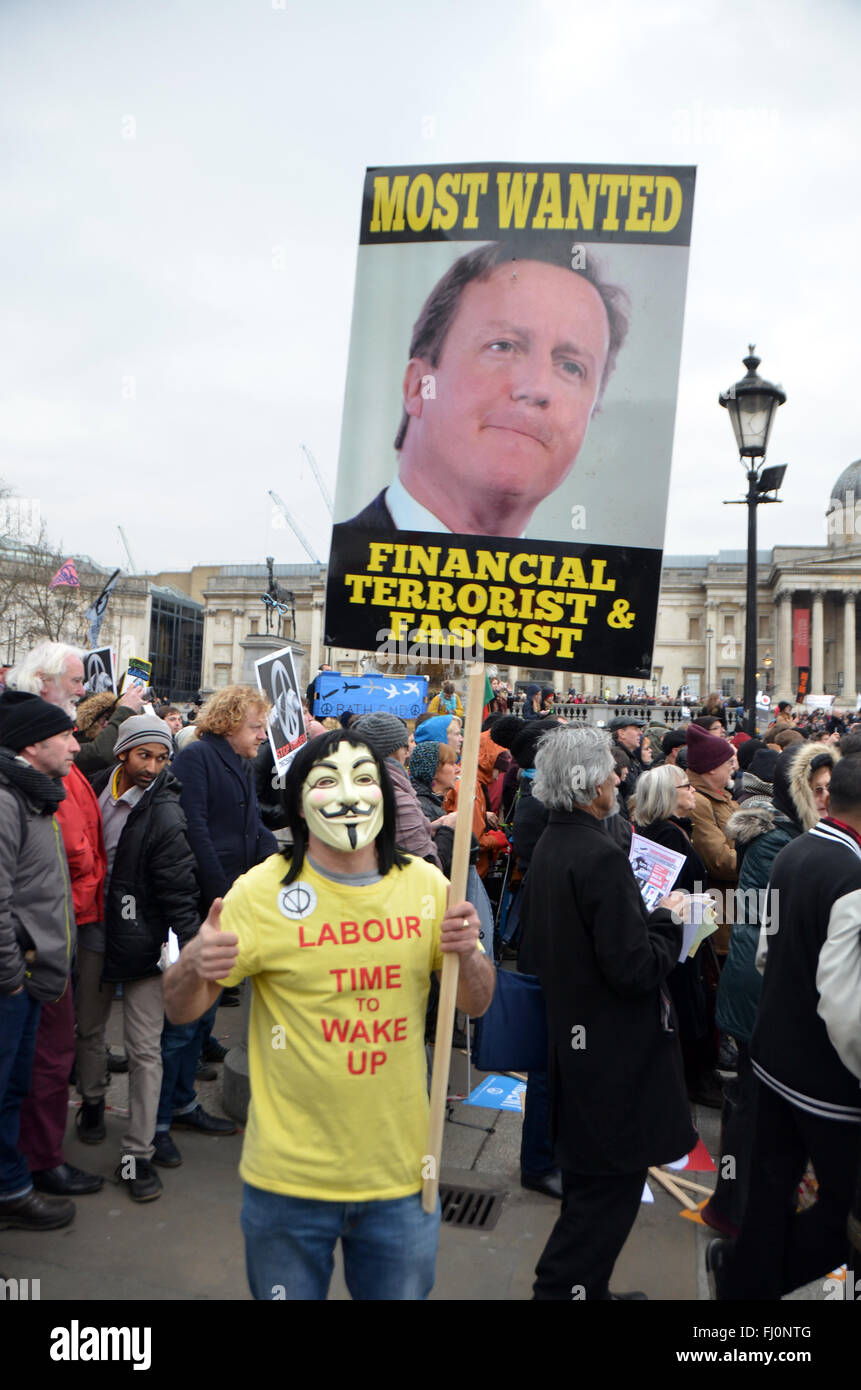 London, UK, 27 February 2016, CND Campaign for Nuclear Disarmament Stop ...