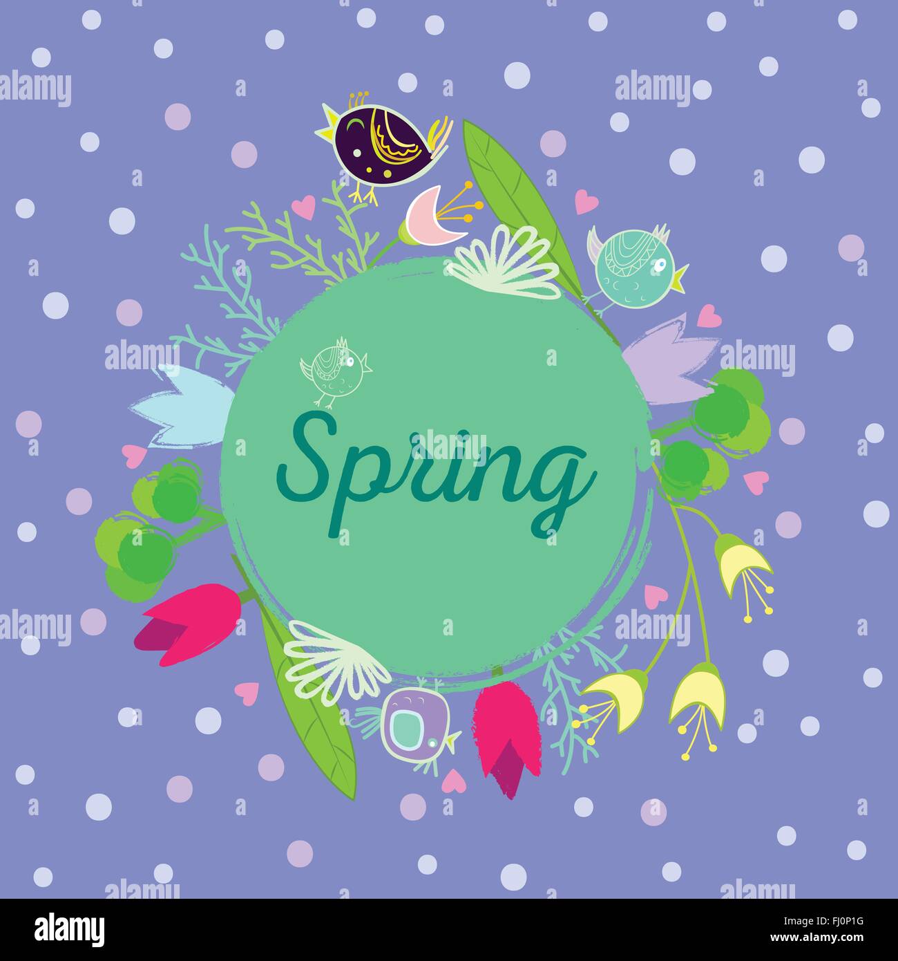 Spring graphic design. Vector illustration Stock Vector Image & Art - Alamy