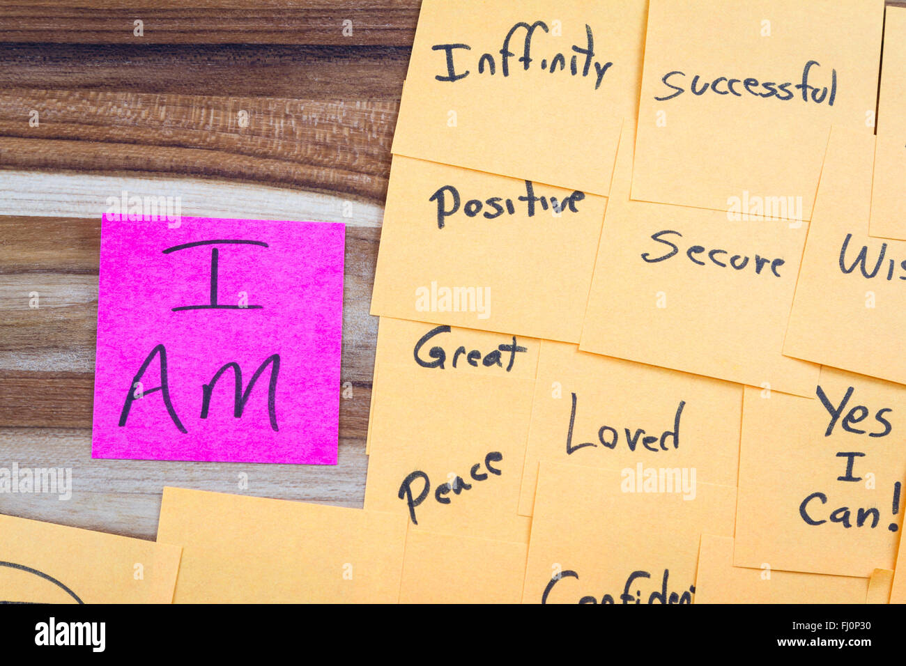 very powerful self help concept using positive messages and a I am ...