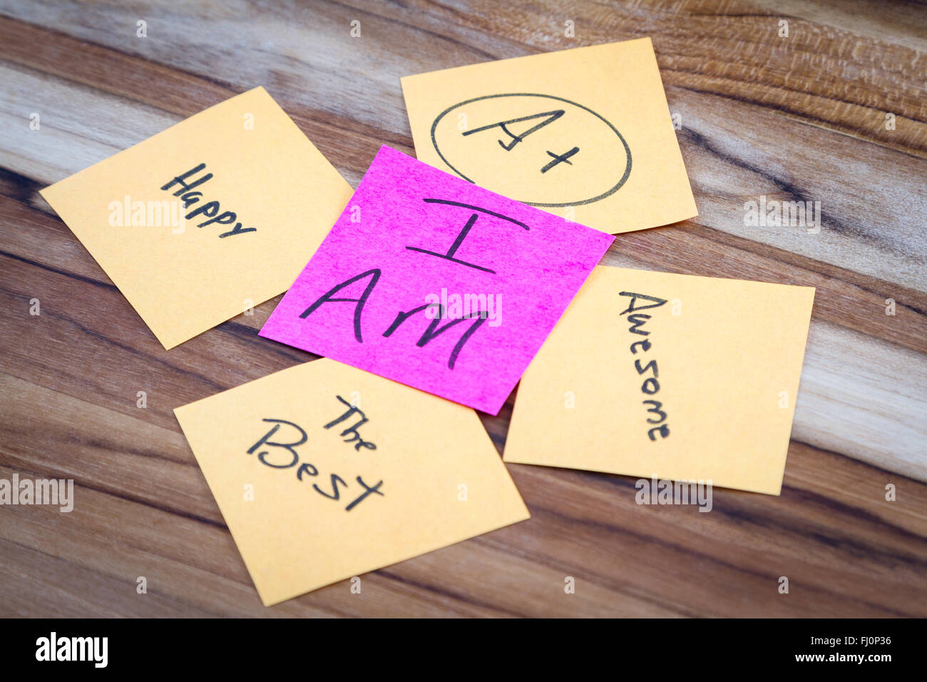 very powerful self help concept using positive messages and a I am ...