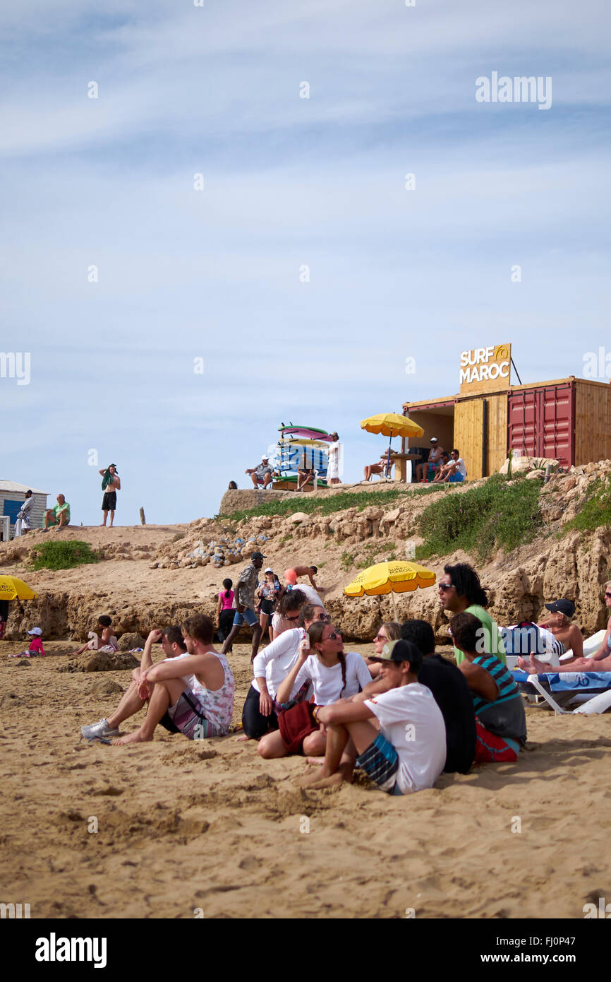 'Tamraght' Beach in Morocco Stock Photo - Alamy