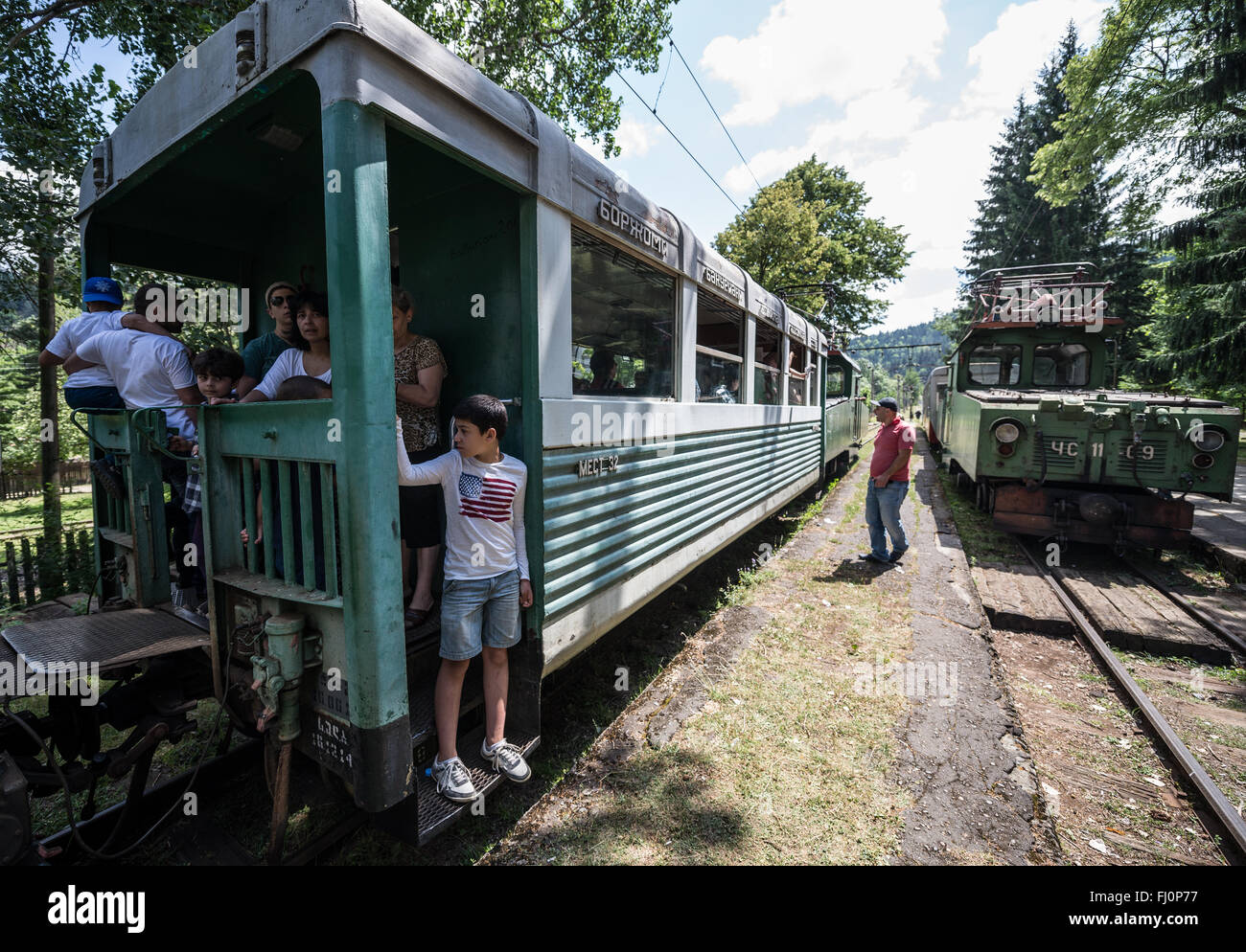 old narrow gauge railway from Borjomi to Bakuriani called "Kukushka ...